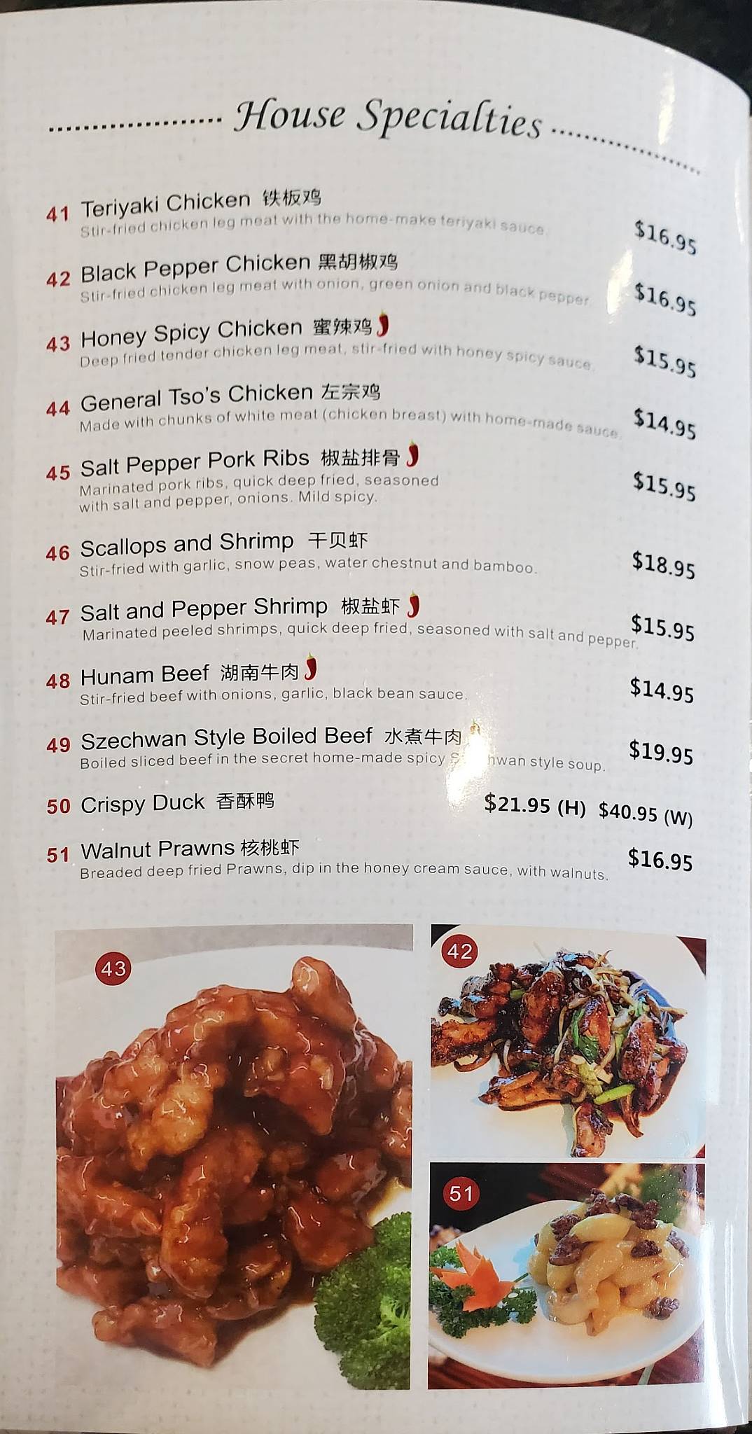 Menu at Chef Cheng's Chinese Restaurant, Elko