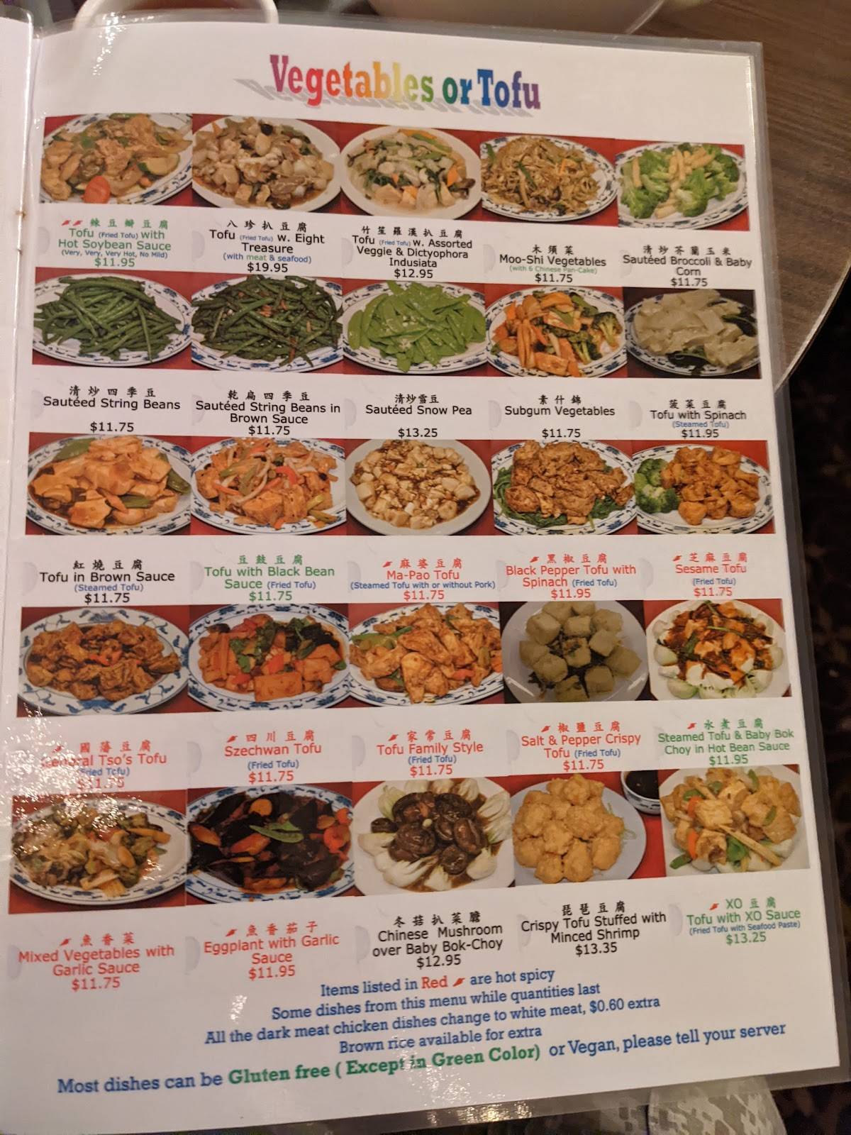 Menu at Chen Garden restaurant, Rochester, Monroe Ave #1843