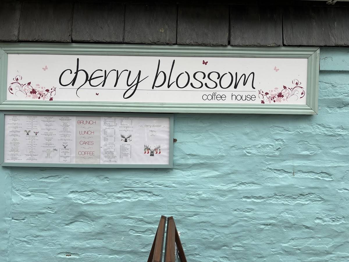 Menu at Cherry Blossom Coffee House, Padstow