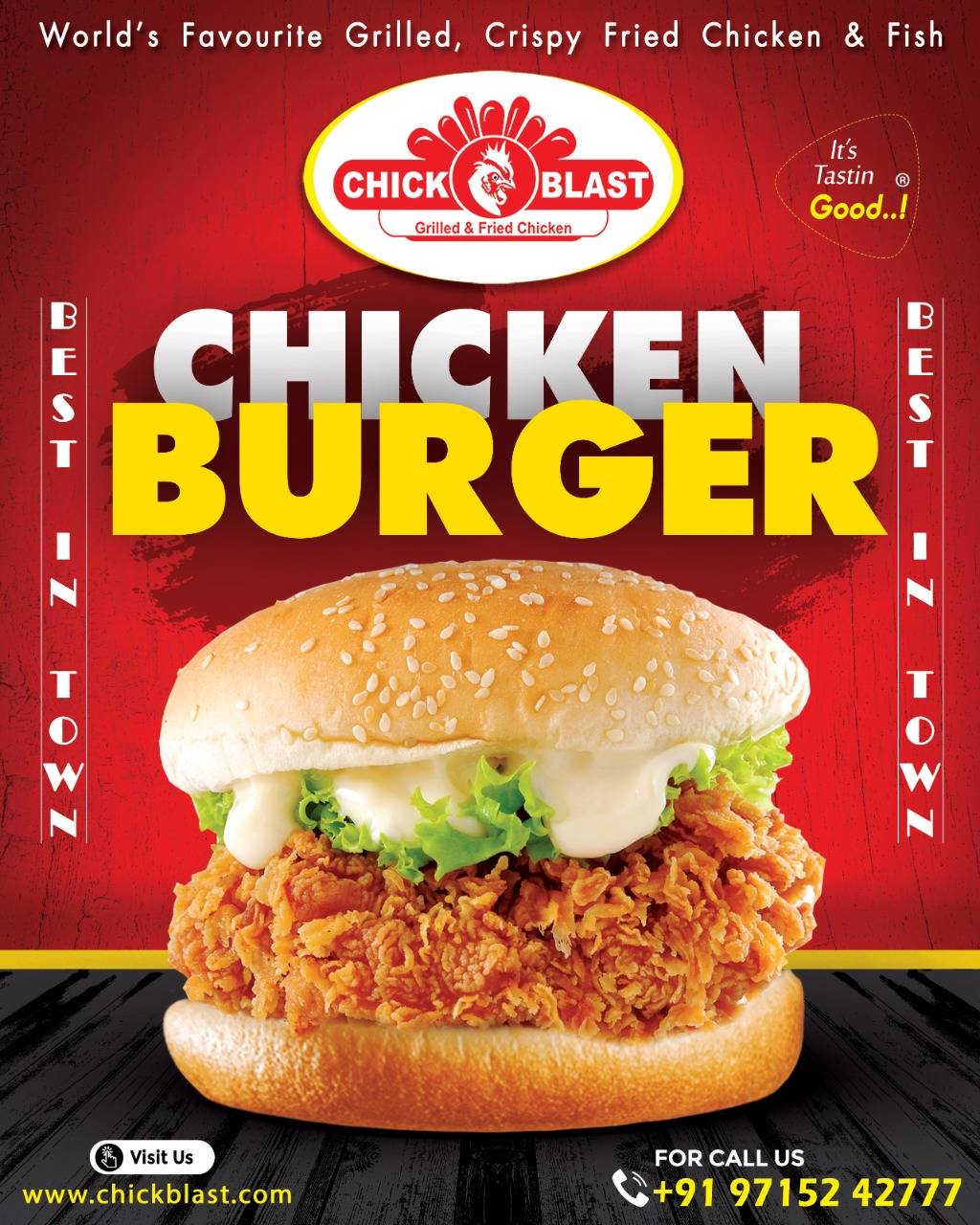 Menu at Chick Blast, Attur