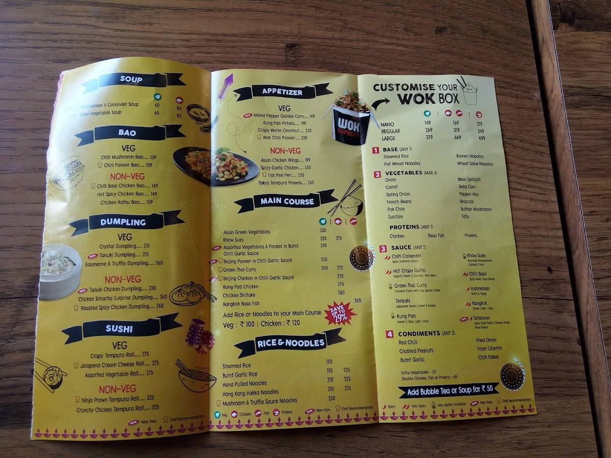 Menu at Chinese Wok, Thane