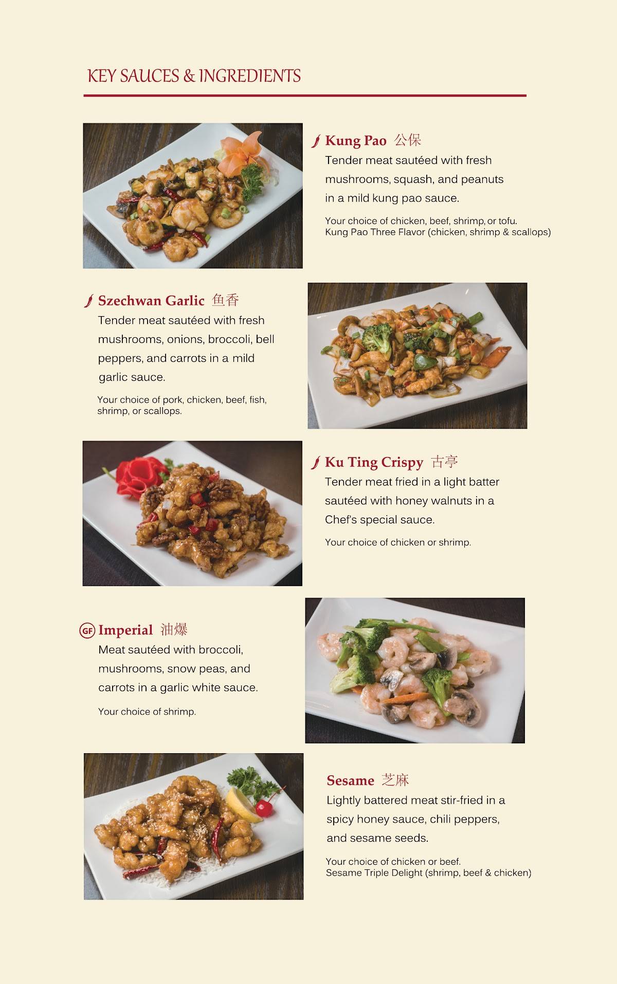 Menu at Chin's Szechwan - Carlsbad restaurant, Carlsbad