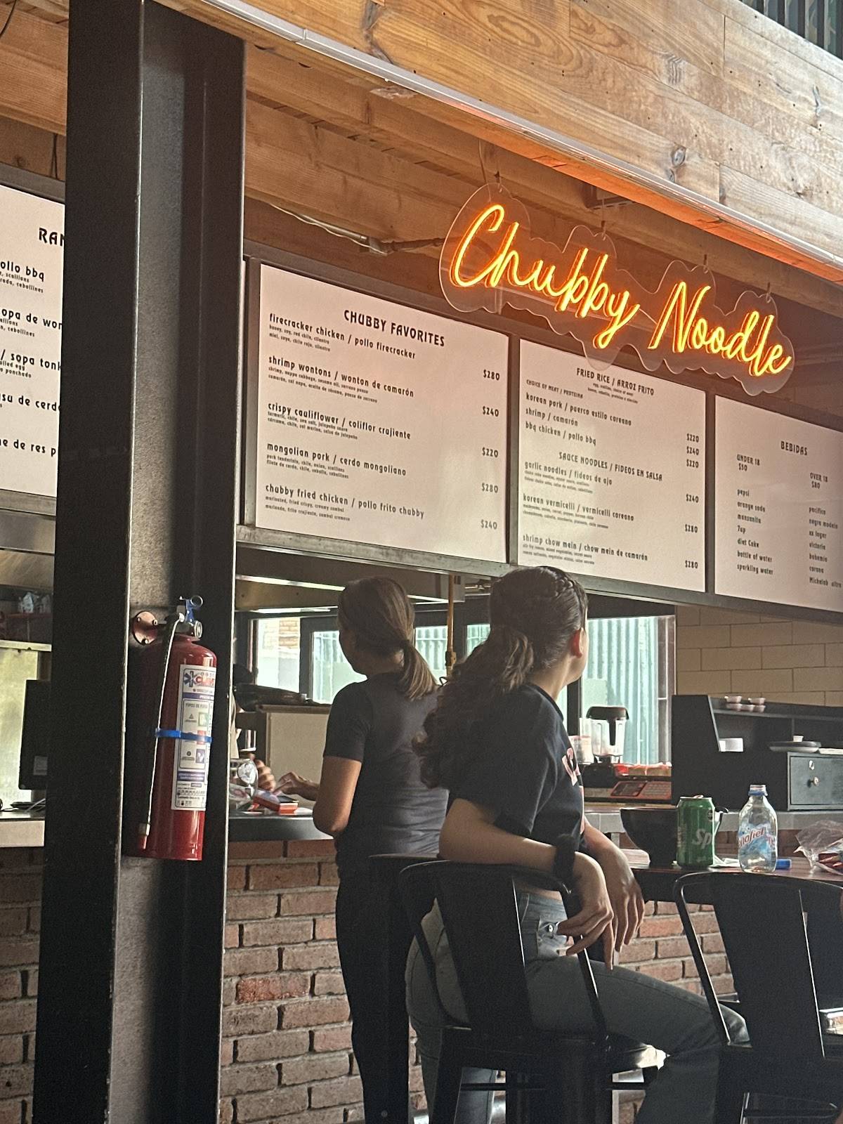 Menu at Chubby Noodle Ramen Bar & El Merkado, San José del Cabo