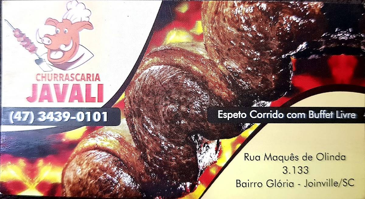 Menu em Churrascaria Javali, Joinville