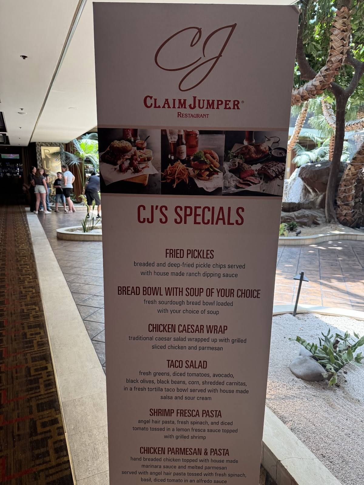 Menu at Claim Jumper Restaurants, Laughlin, S Casino Dr