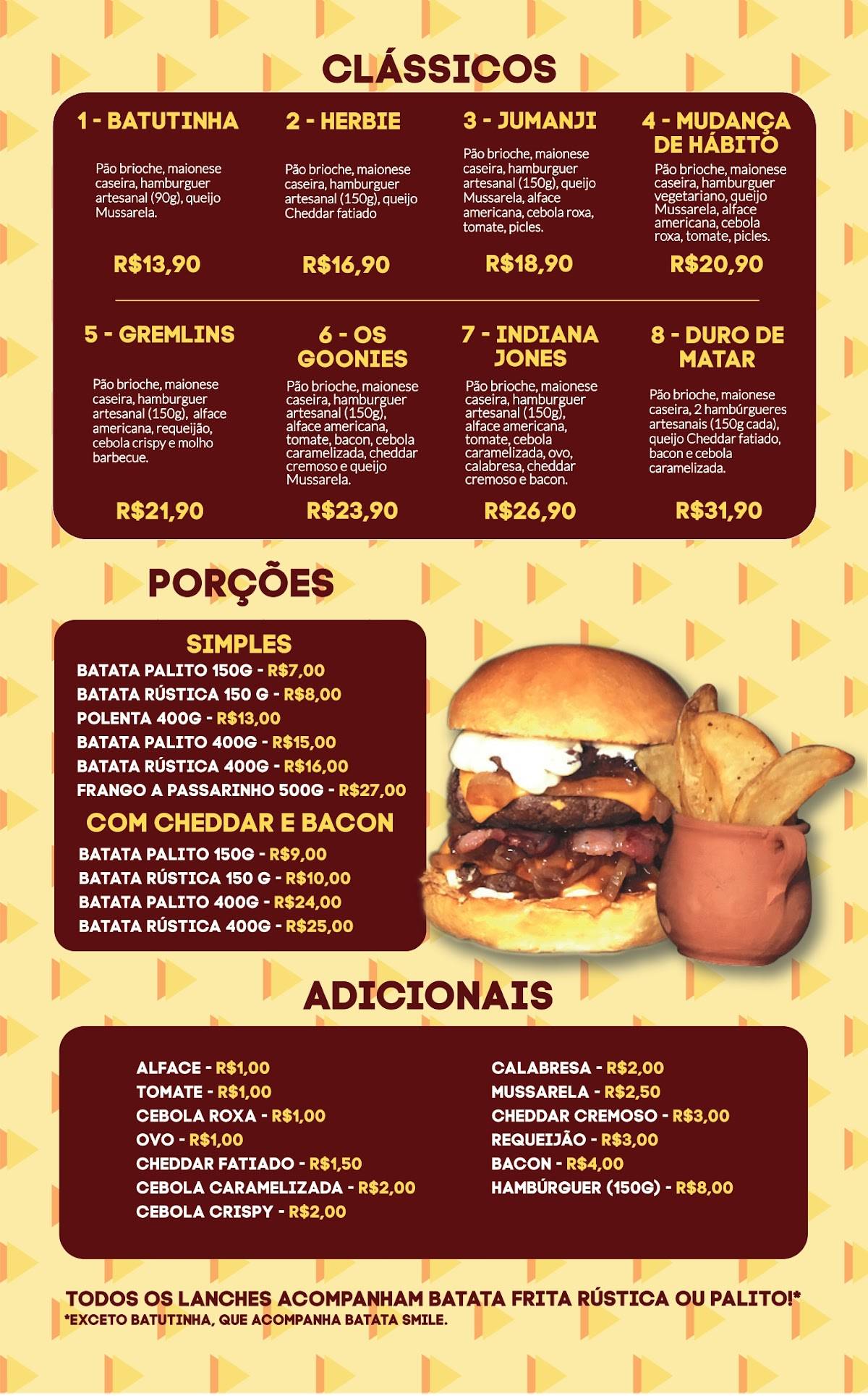Menu em Classicos Burger hamburgueria restaurante, Curitiba