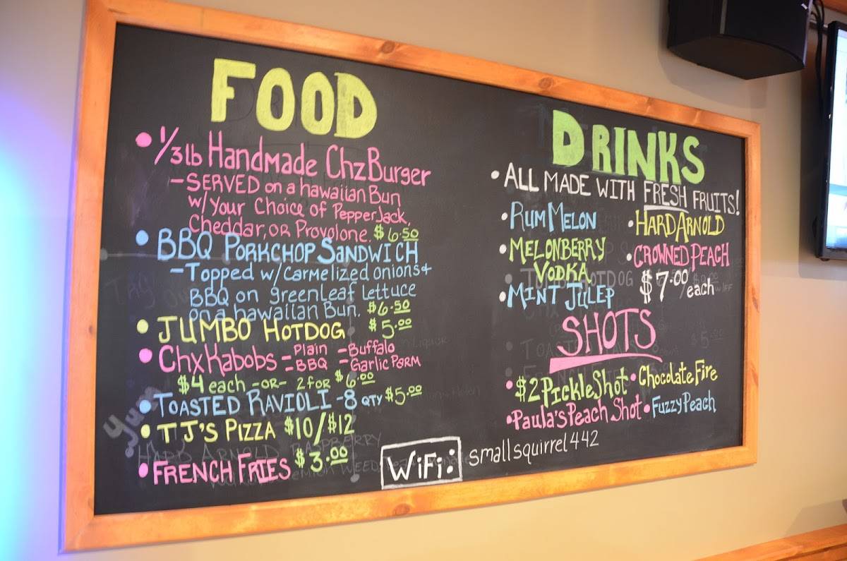 Menu at Clifton Terrace Inn pub & bar, Godfrey
