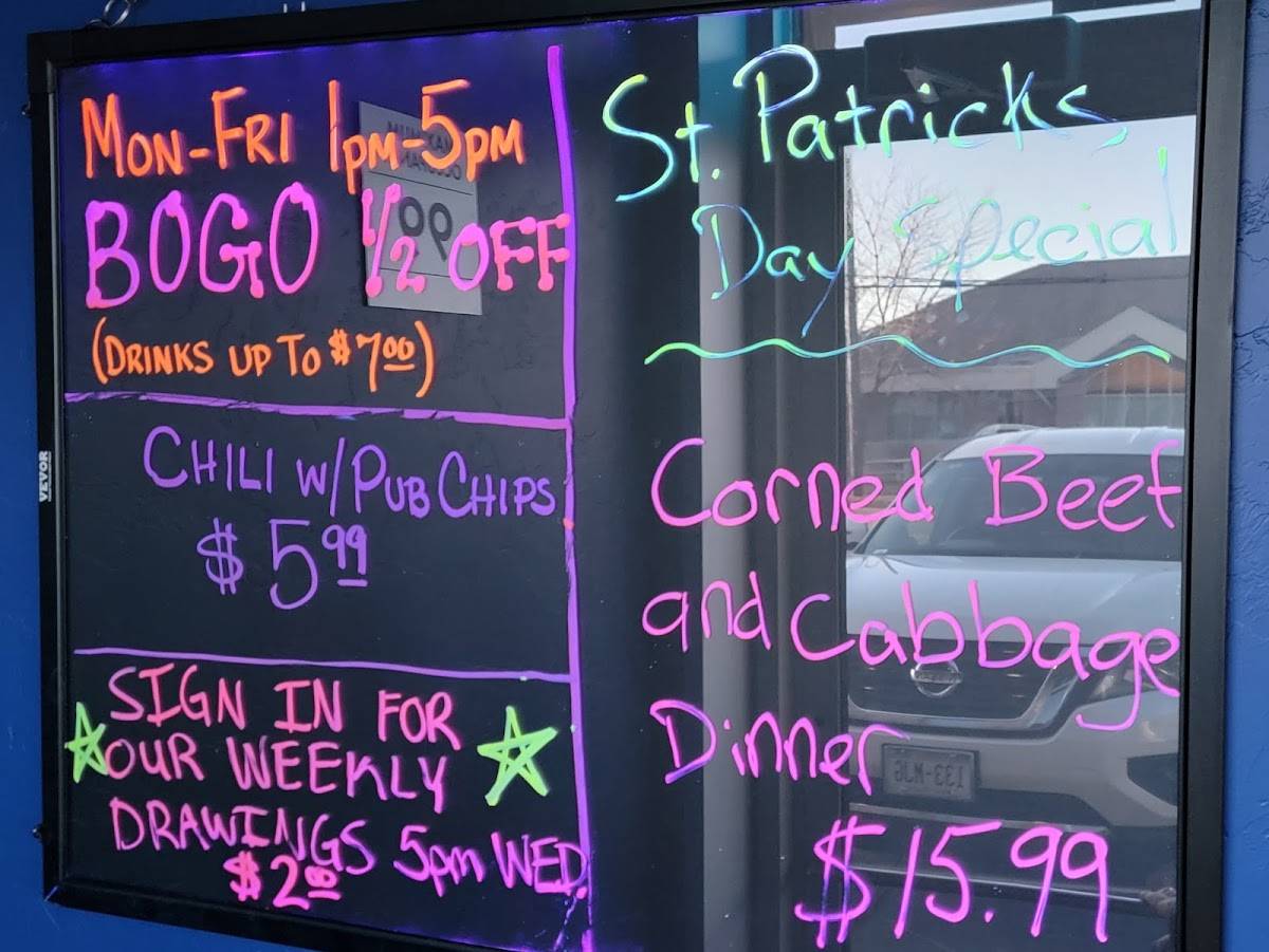 Menu at Cocktail Corner Bar & Grill, Oshkosh