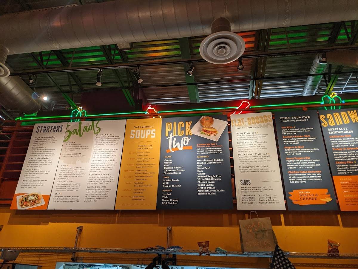 Menu at Sweet Peppers Deli restaurant, Columbus, Hwy 45 N