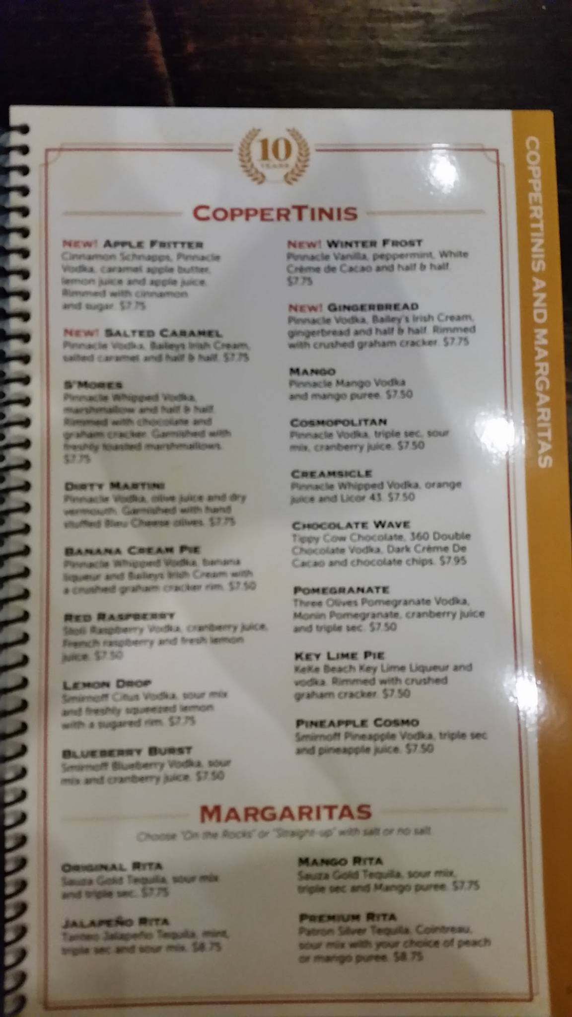 Menu at CopperTop Tavern Vestal pizzeria, Binghamton, Vestal Pkwy E