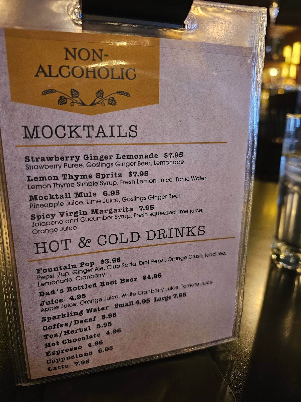 Menu at Schnitzels pub & bar, Cornwall