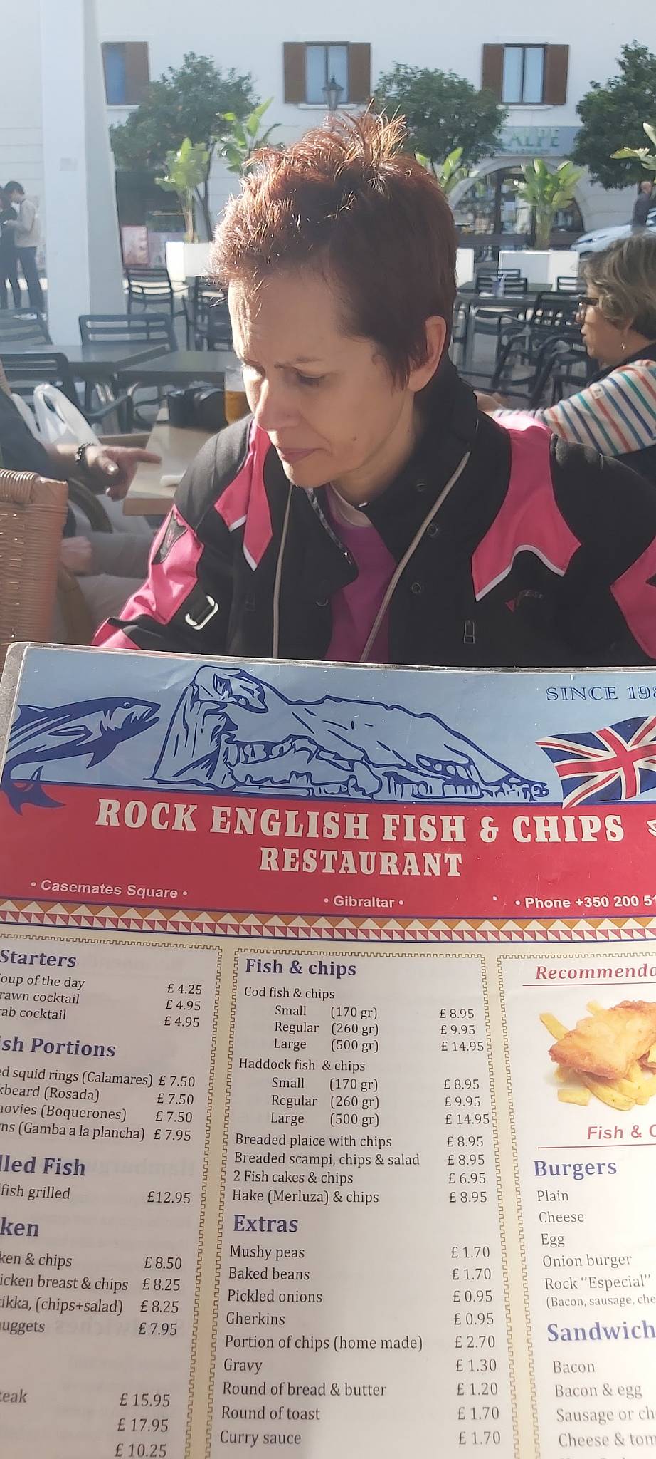 Menu at Costa Coffee cafe, Gibraltar, 4JVW+RWC