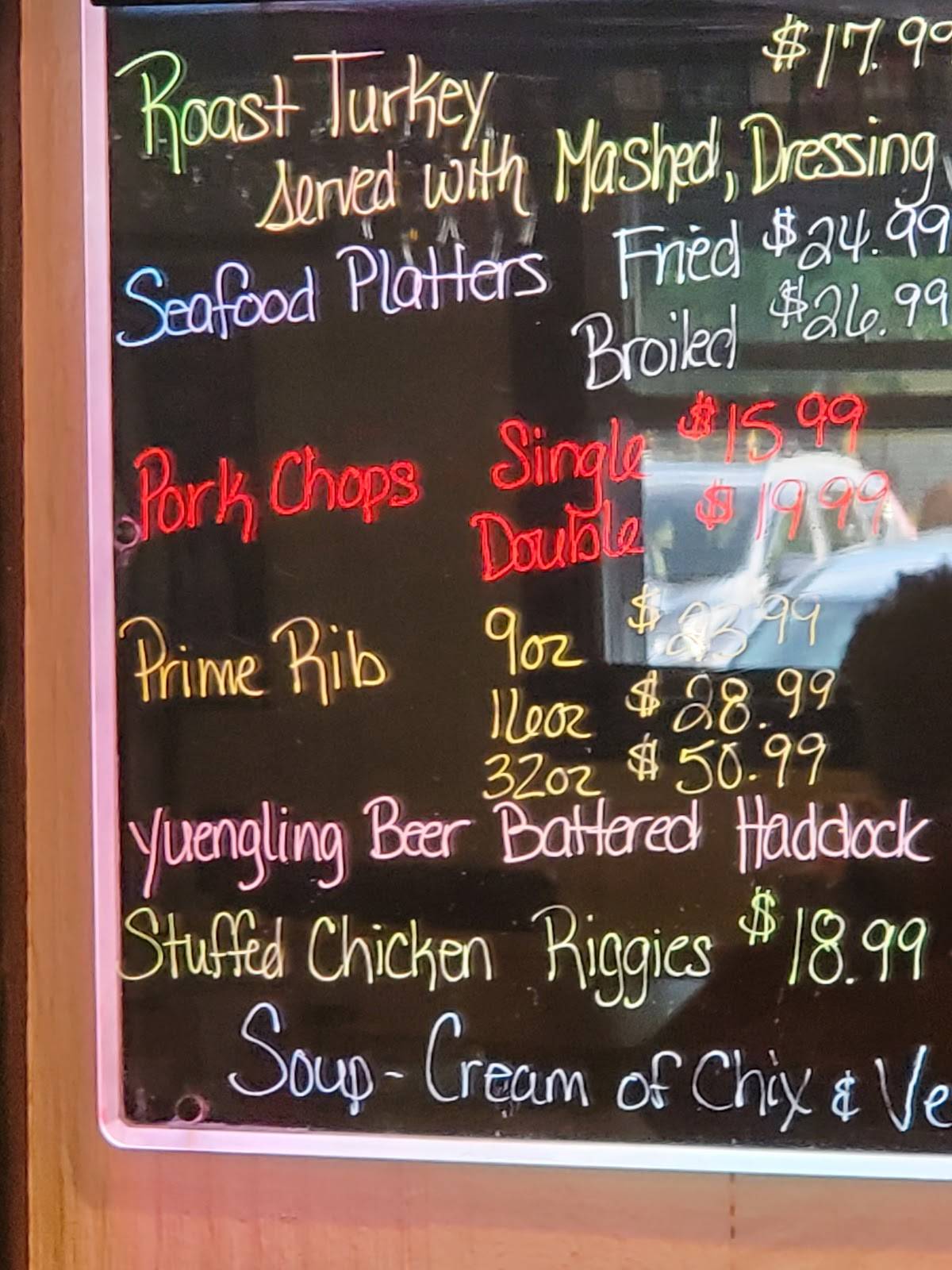 Menu at Cottage Inn Restaurant, Red Creek