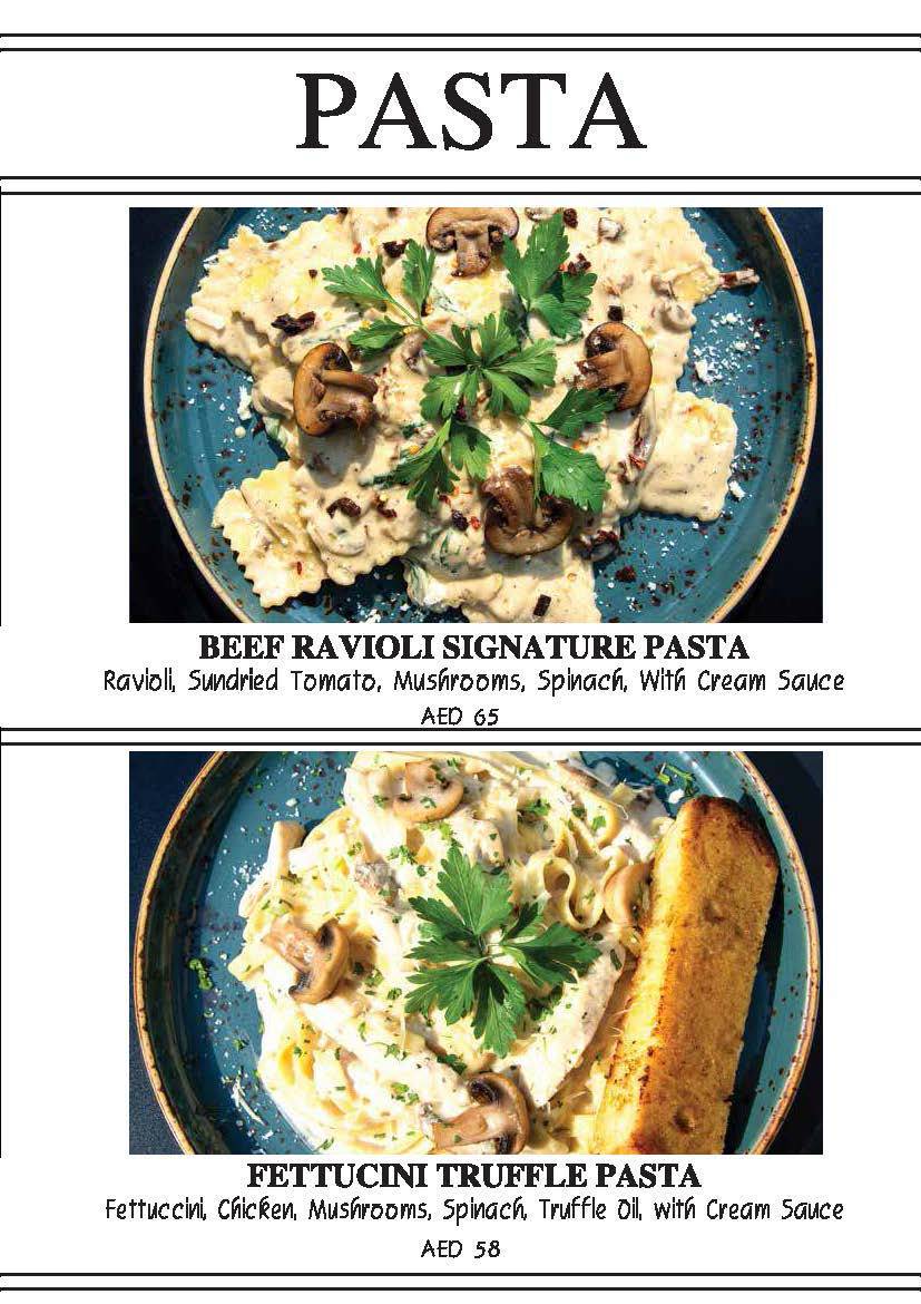 Menu at Crunch & Munch Cafe, Abu Dhabi