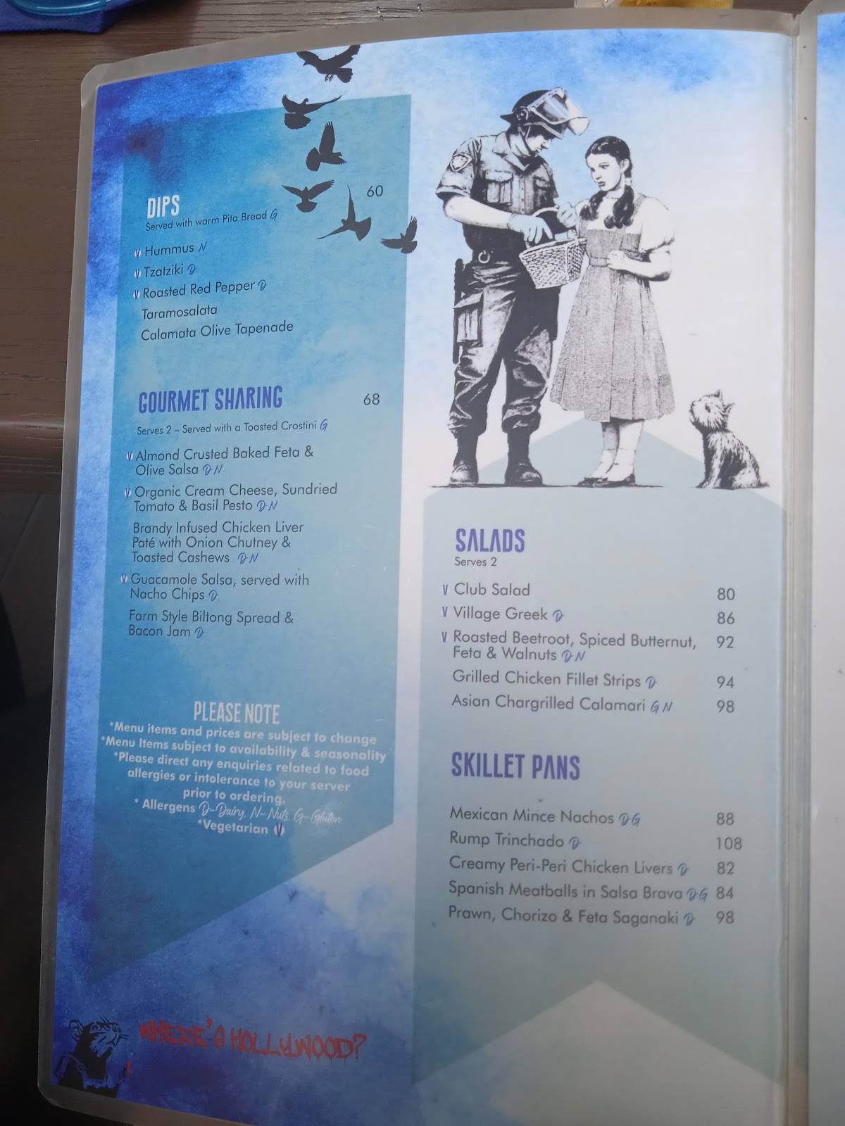 Carta de Culture Club, Pretoria