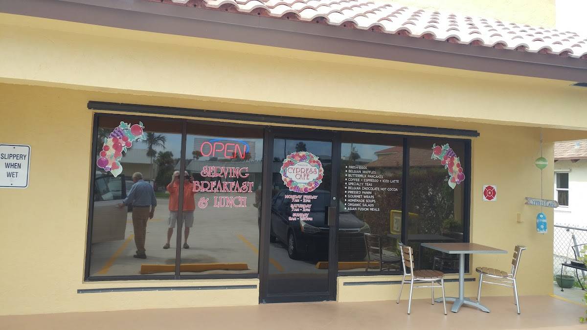 Menu at Cypress Cafe, Jupiter