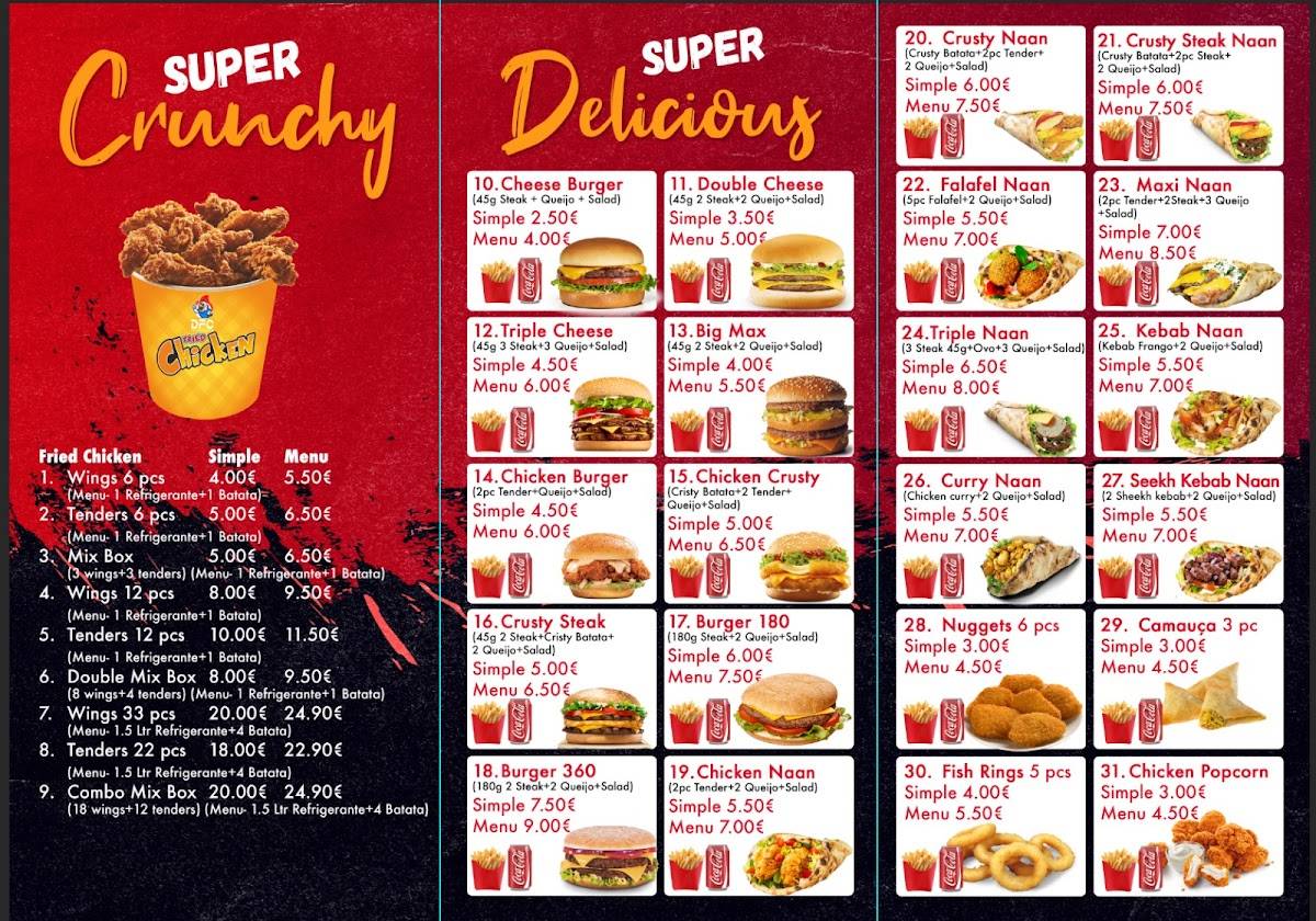 Menu at DFC Delicious Fried Chicken (Halal) restaurant, Queluz