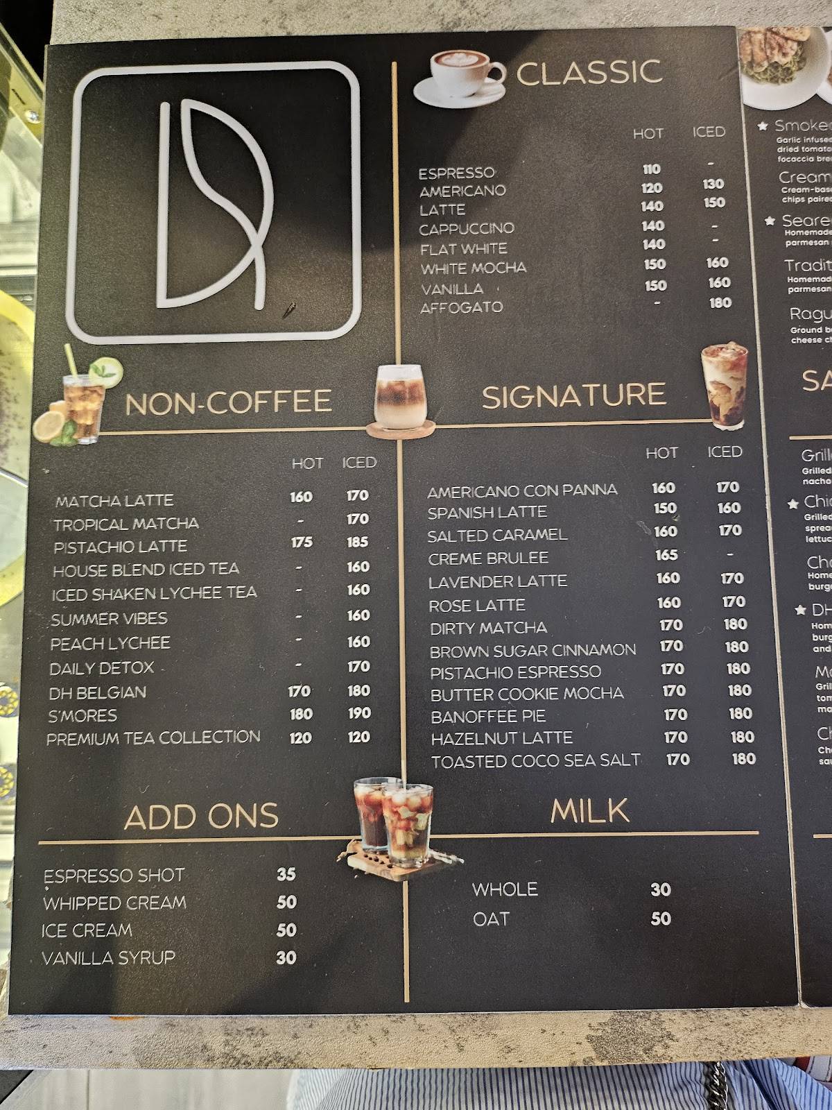Menu at Daily Habit Cafe - Maginhawa, Quezon City