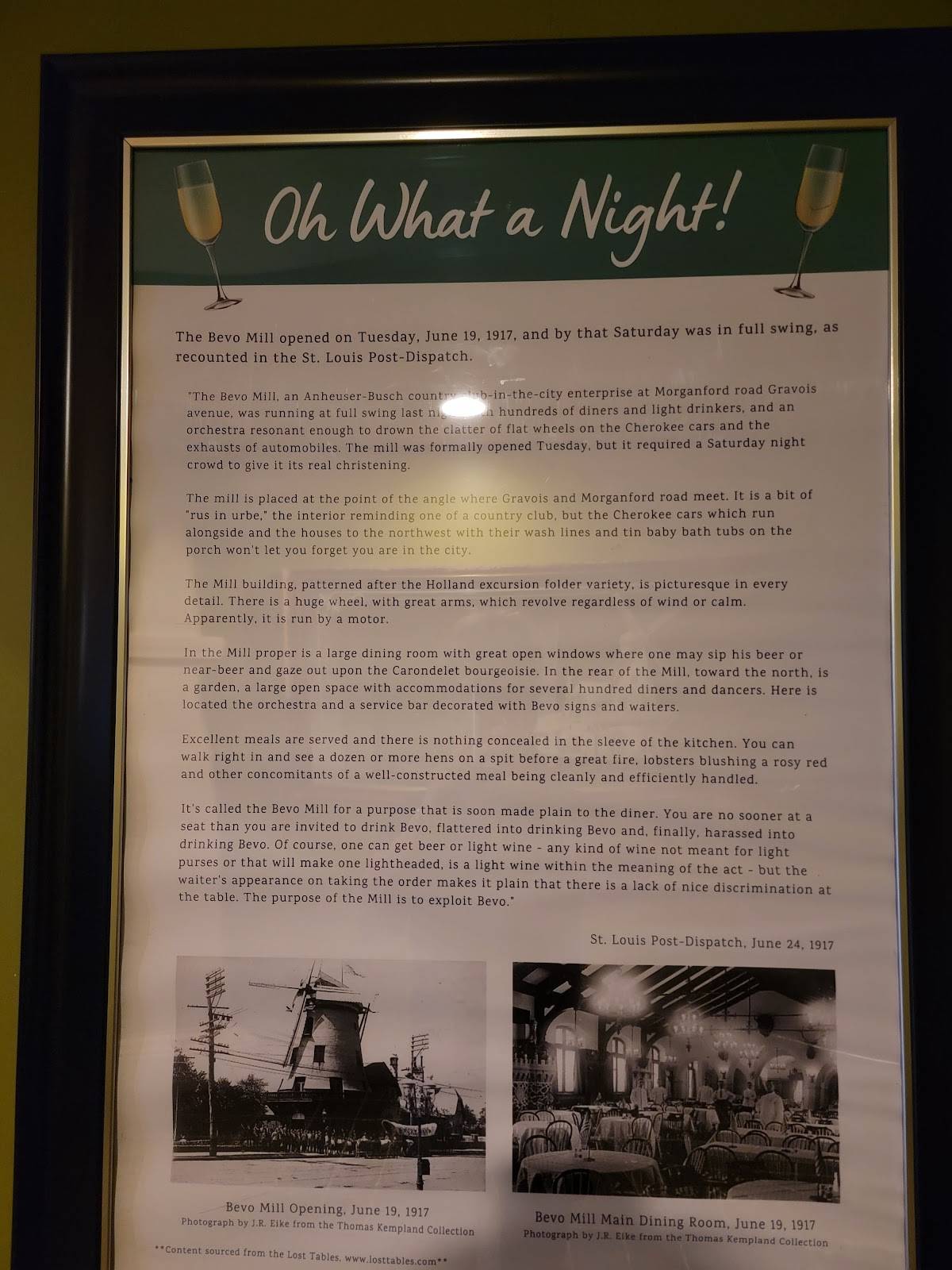 Menu at Das Bevo pub & bar, St. Louis