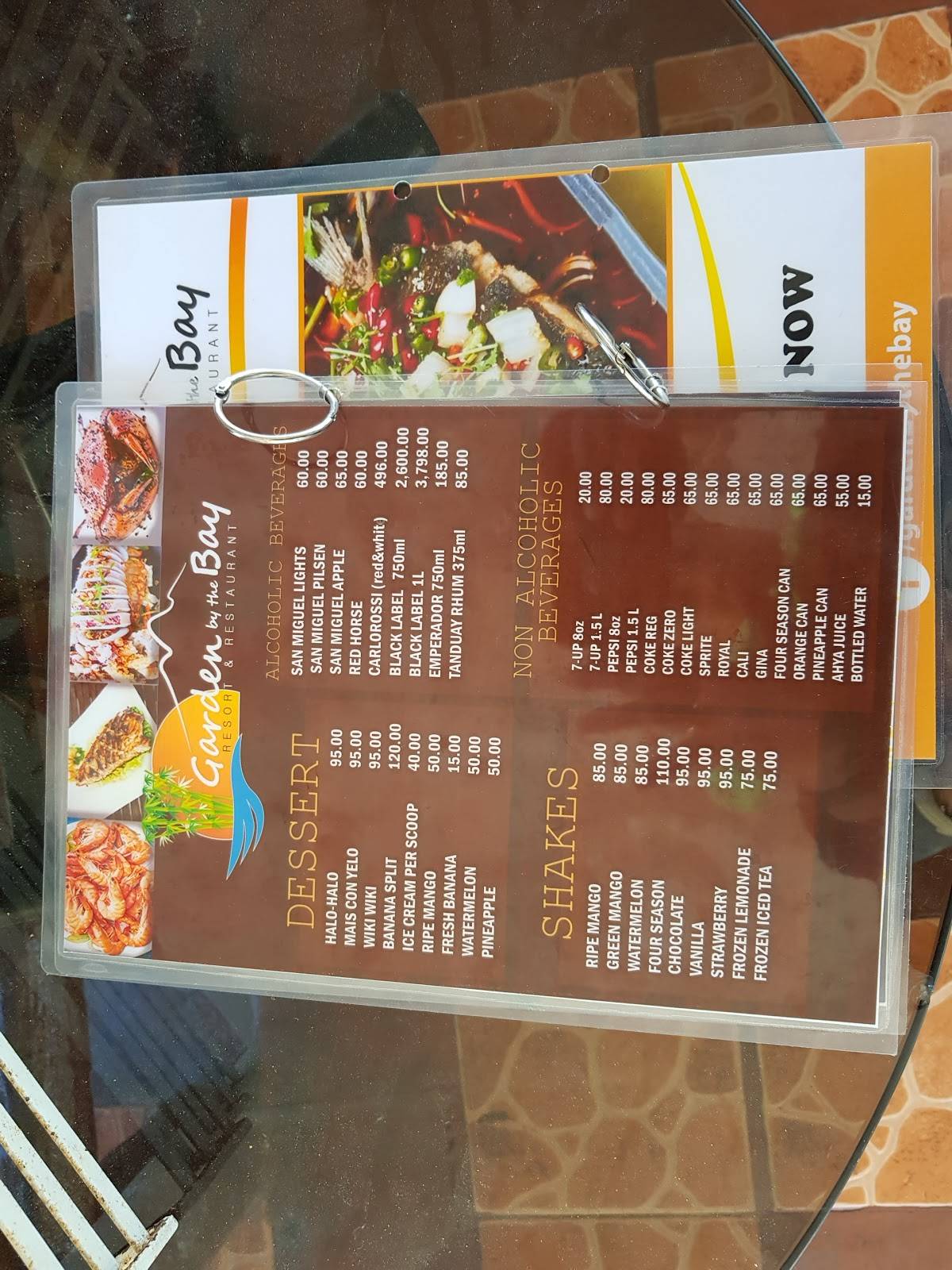 Menu at Garden Bay Restaurant & Resort, Davao City
