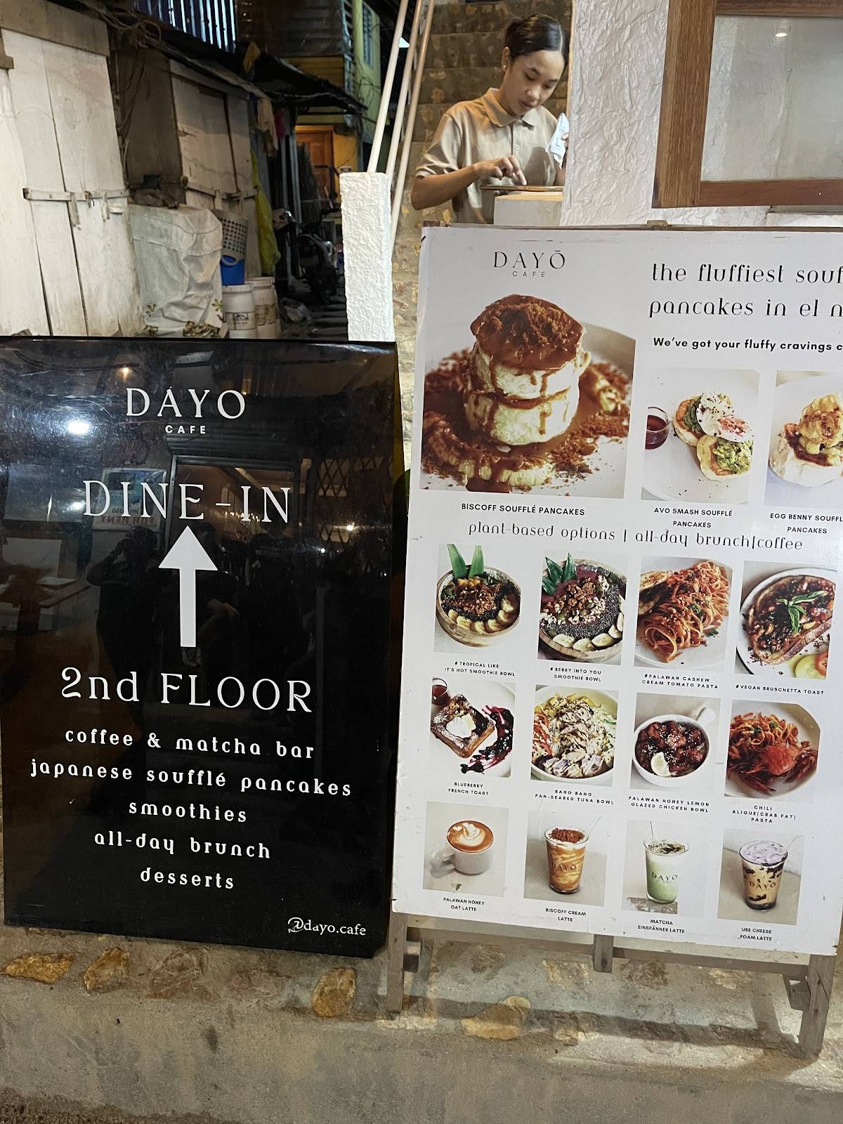 Menu at Dayo Cafe El Nido, El Nido, 59JQ+4G8