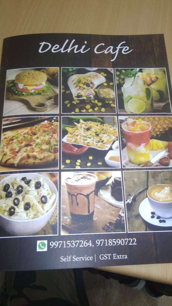 Menu at Delhi Cafe, New Delhi, FF-45
