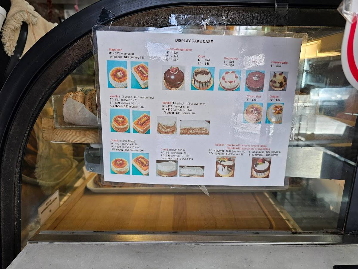 Menu at Candle Light Bakery, Norwalk