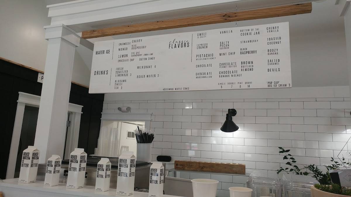 Menu at THE SALT BOX desserts, Fountainville