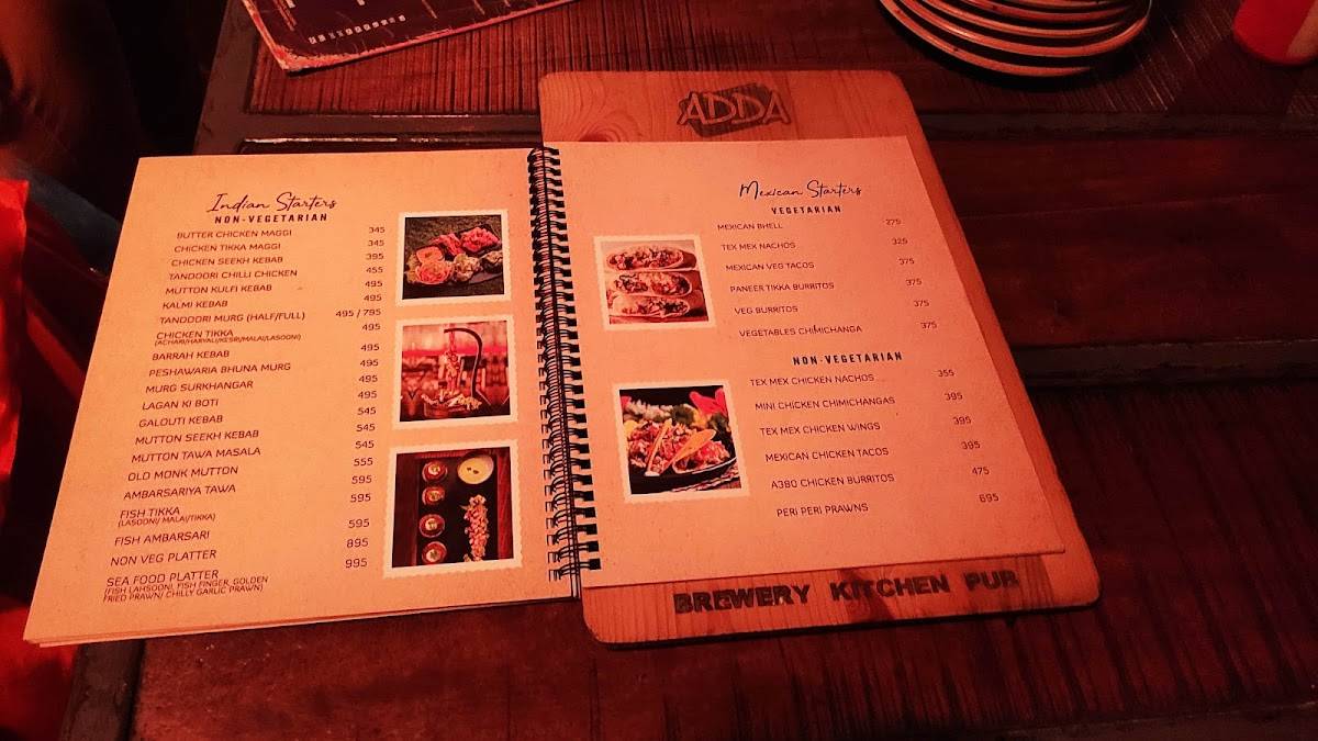 Menu at Dhaba In Derabassi Golden Hut, Gholu Majra