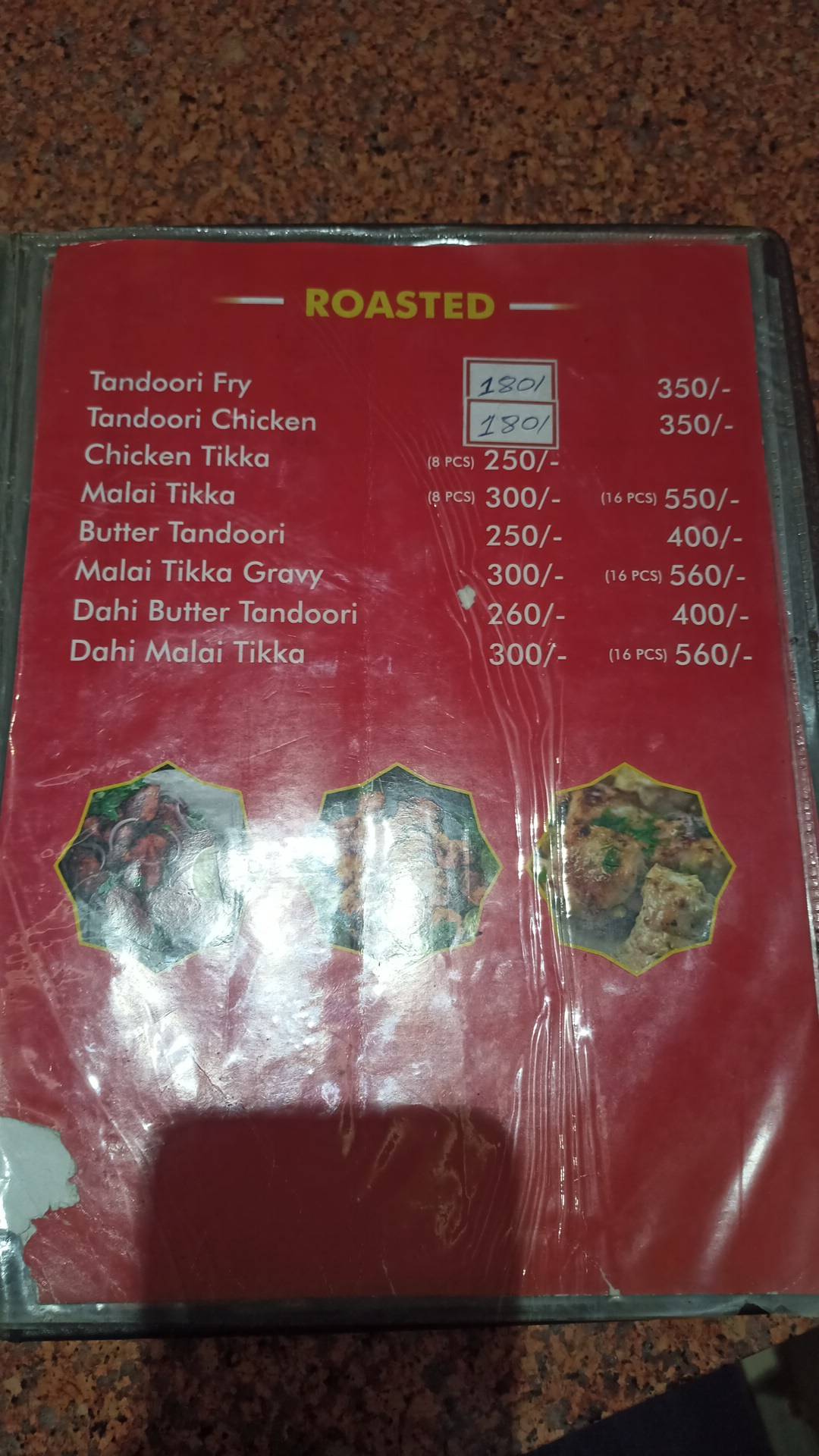 Menu at Dilli darbar, Indore, 6 Multani Colony Ring Road
