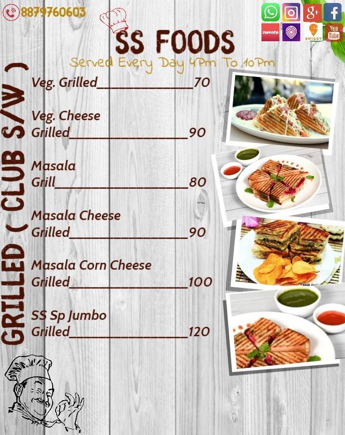Menu at SS Foods, Dombivli