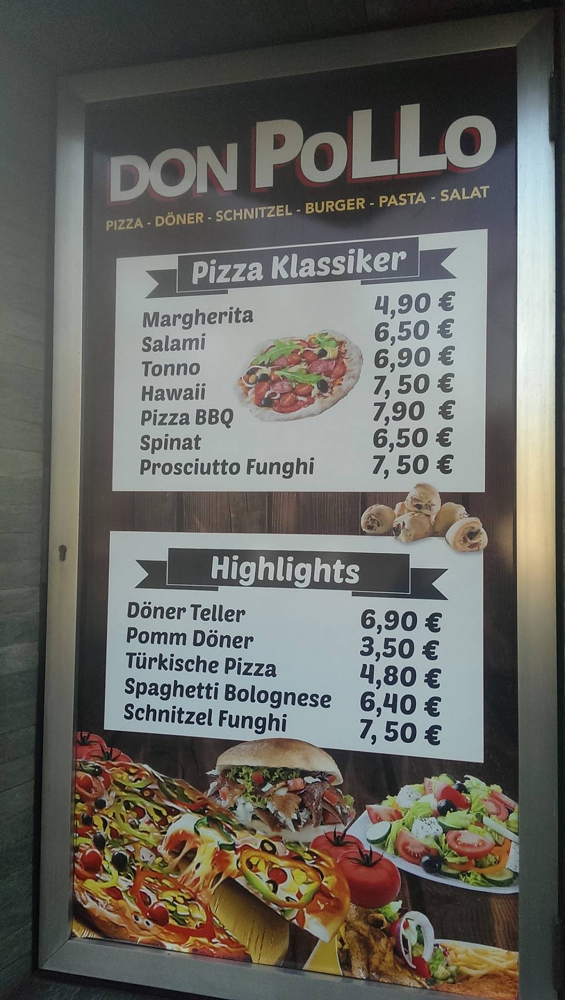 Menu at Don Pollo - China Ecke fast food, Cologne, Im Weidenbruch 108