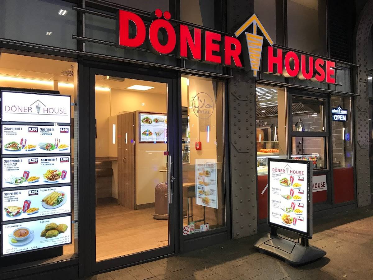 Speisekarte von Döner House Essen Hbf restaurant, Essen, Am Hauptbahnhof 5