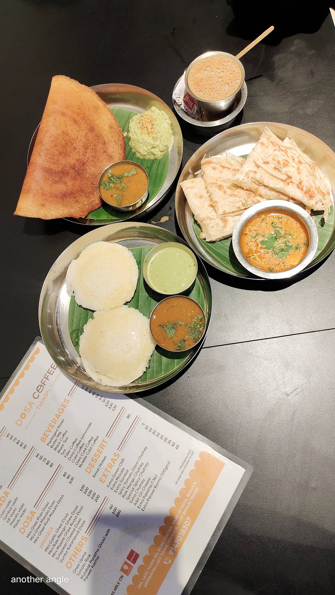 Menu at Dosa Coffee, South Dum Dum, 238