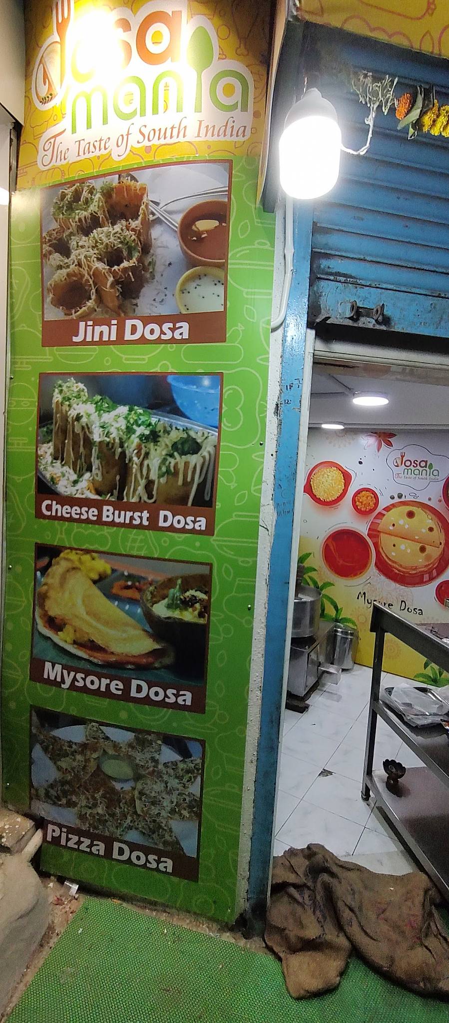 Menu at Dosa Mania, Thane