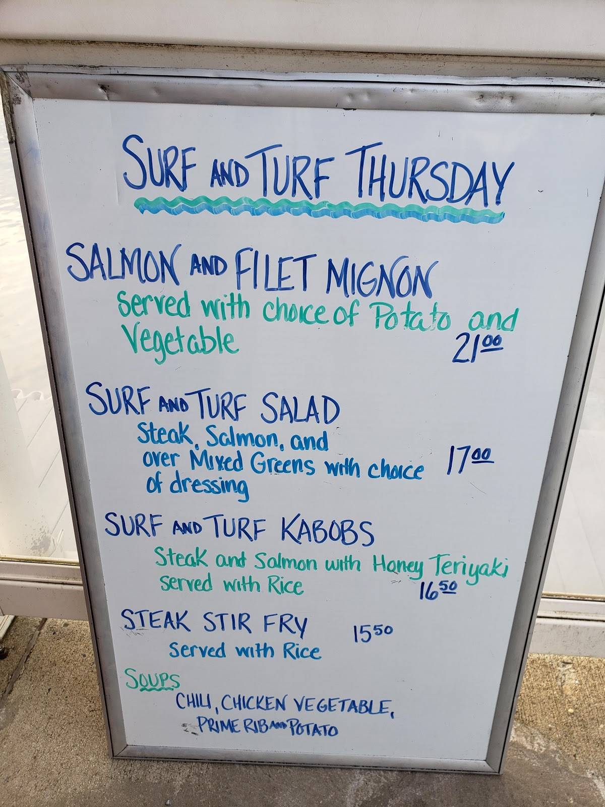 Menu at Dredge Harbor Cafe, Delran