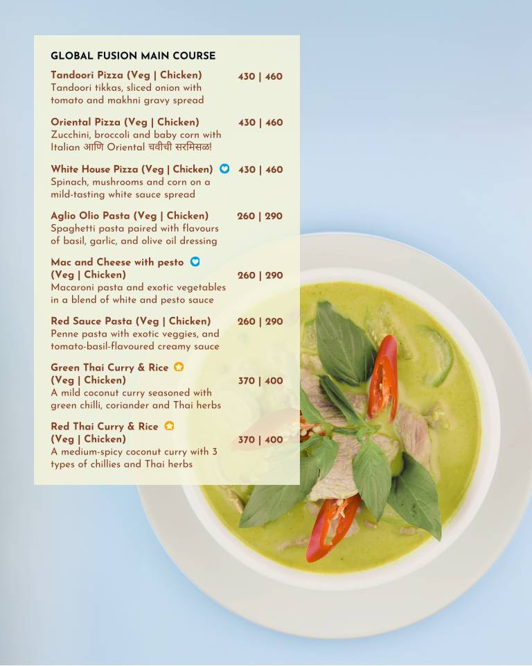 Menu at Drive Inn Carnival, Ratnagiri, DYS Plaza
