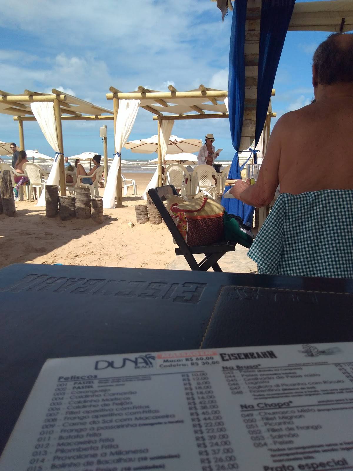 Menu em Duna Beach Club, Aracaju, Av. Inácio Barbosa