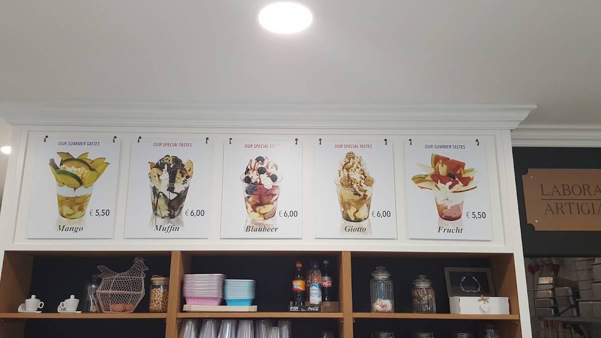 Menu at Eis Café Espresso & Gelato restaurant, Germering, Bahnhofpl. 4