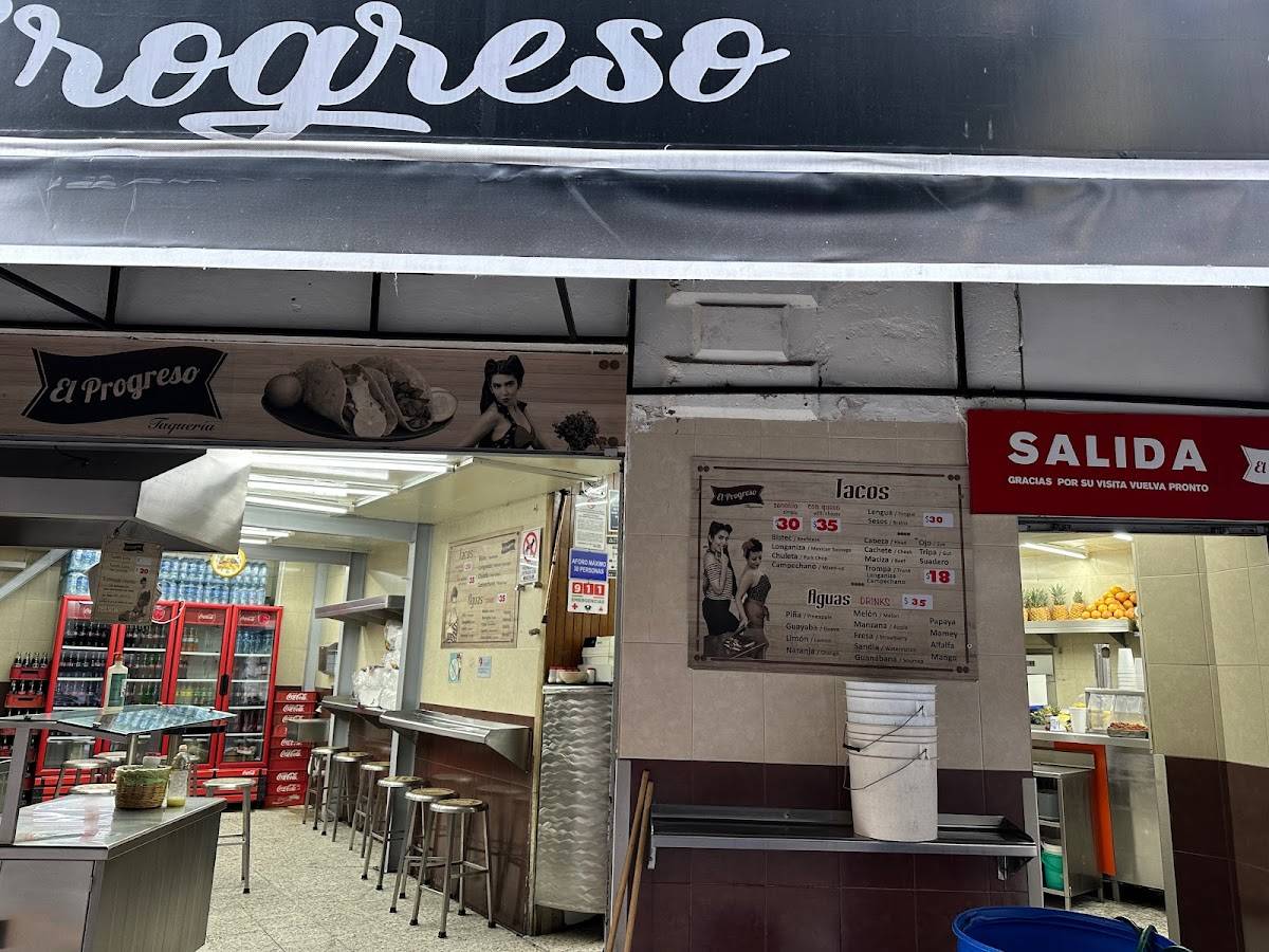 Carta del restaurante Taquería El Progreso, Ciudad López Mateos, C ...