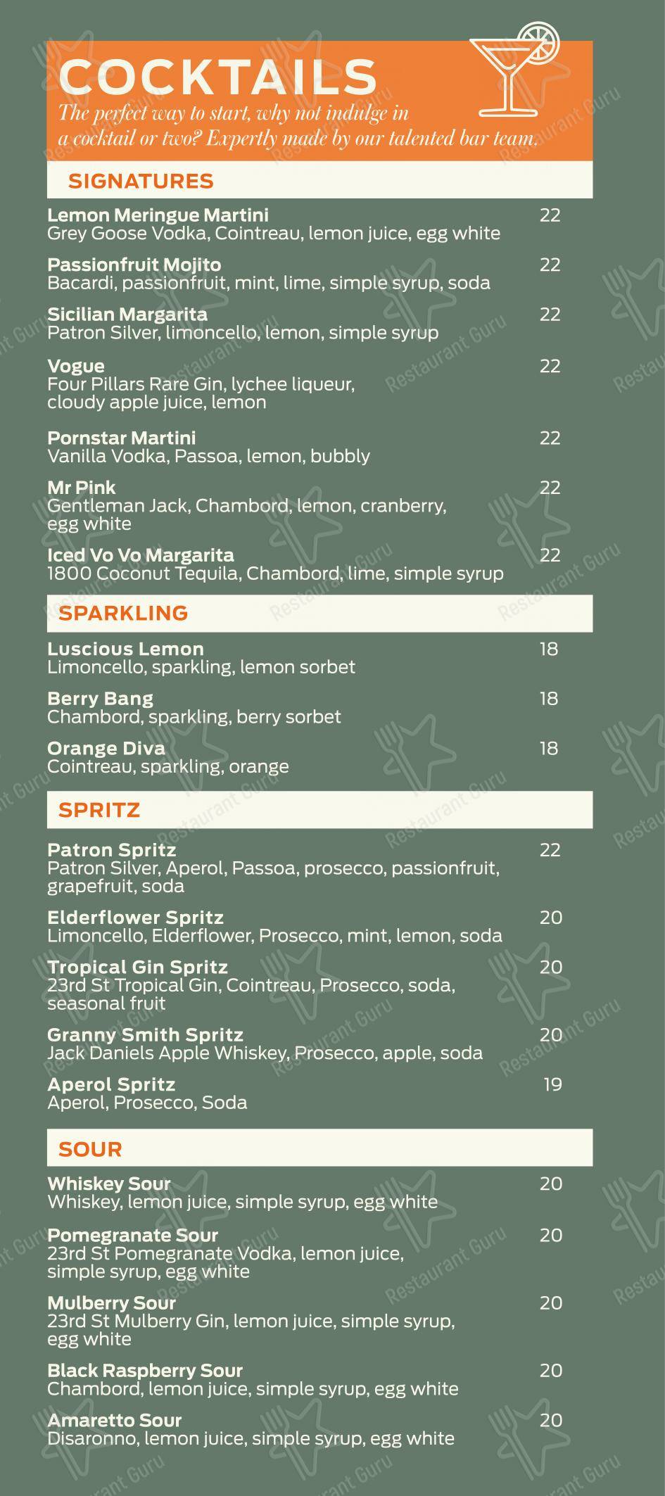 Menu at Elanora Hotel East Gosford pub & bar, East Gosford