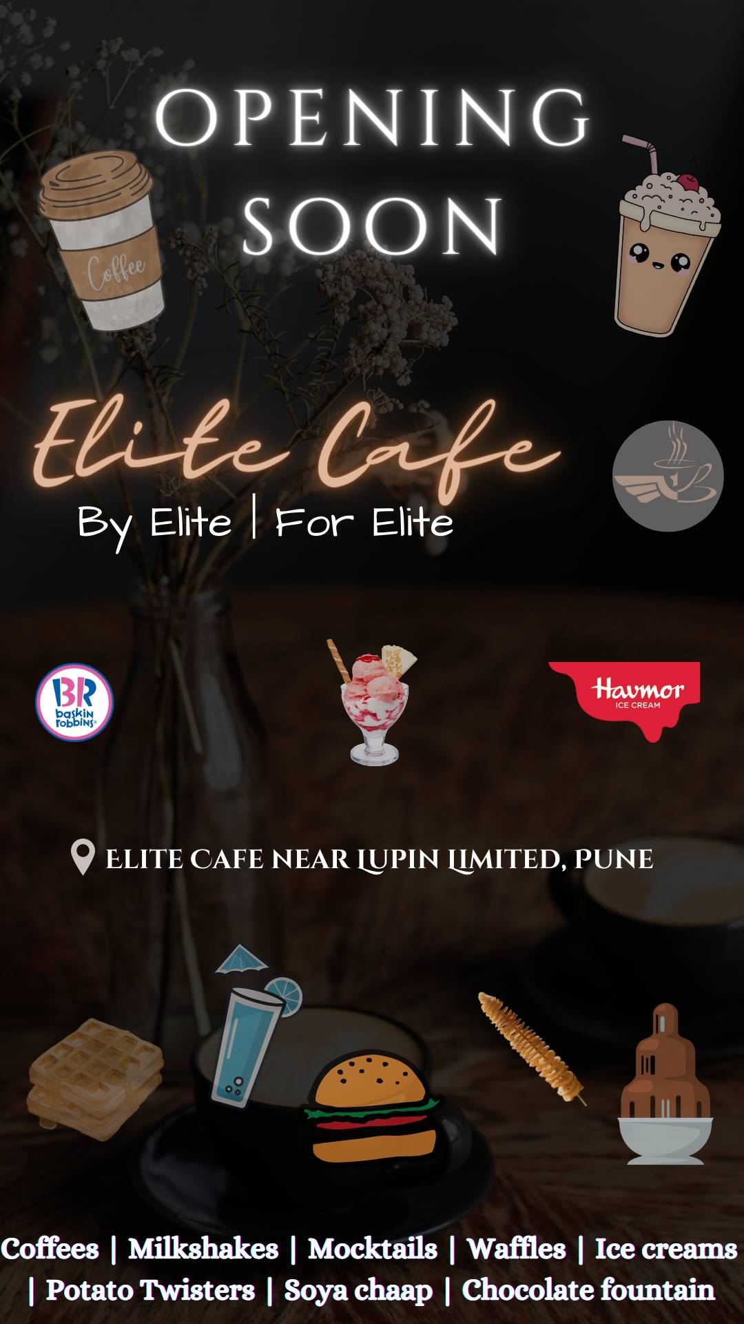 Menu at Elite cafe, Pune