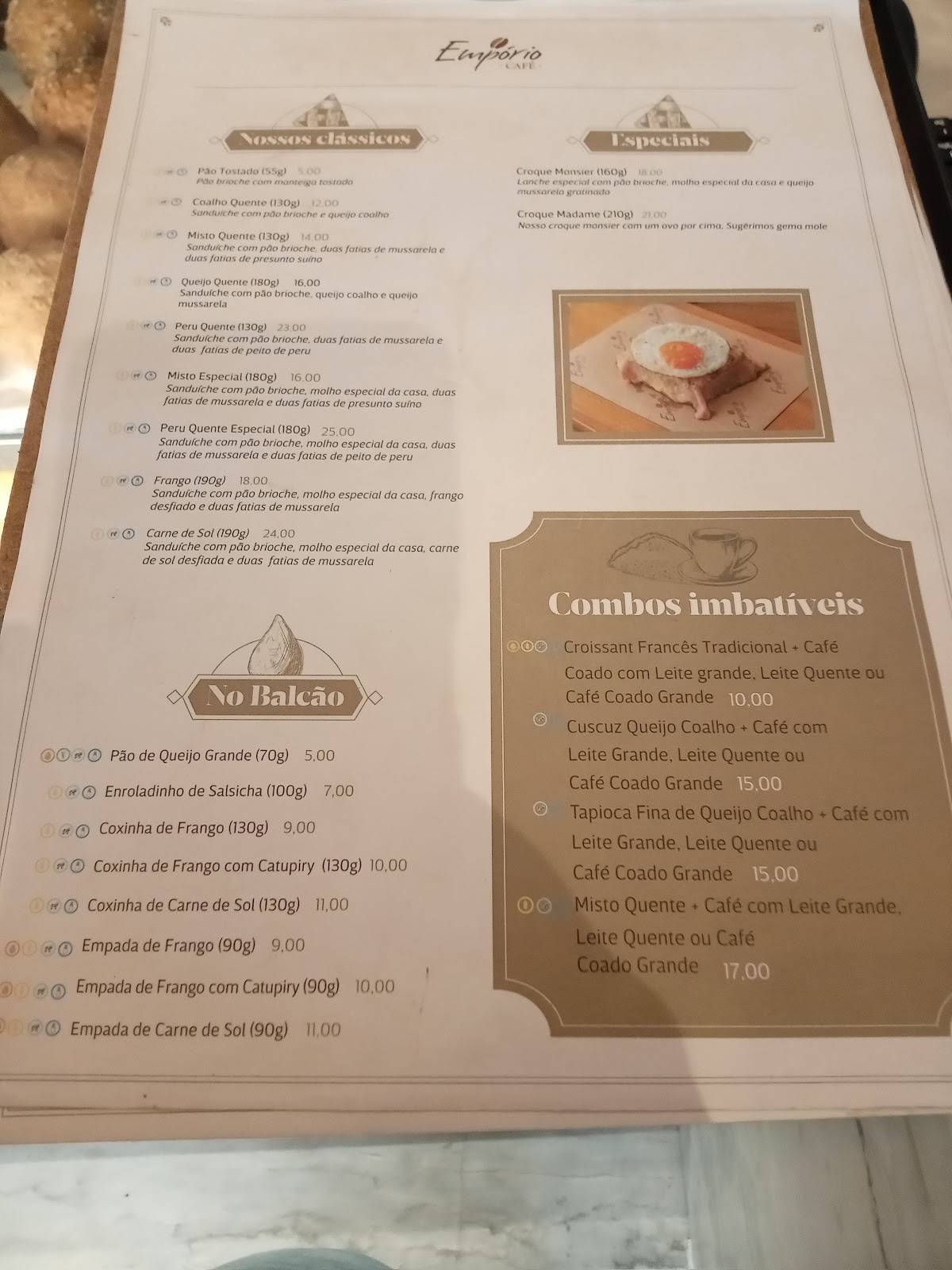 Menu em Empório Café Fátima, Fortaleza