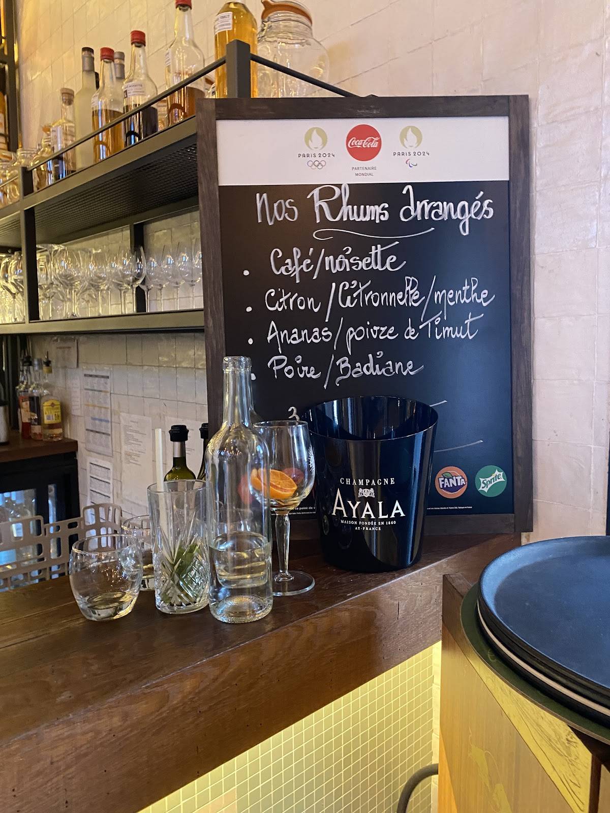 Menu au Ernest Restaurant, Rezé