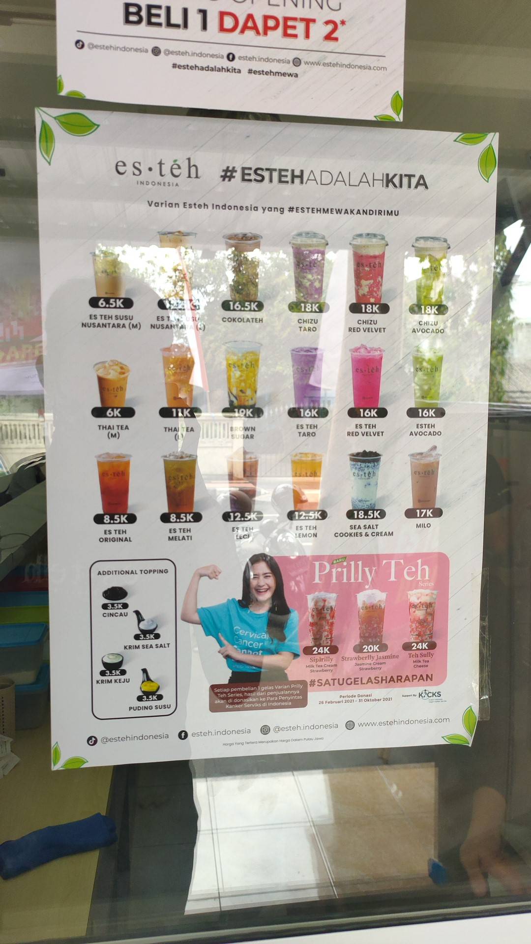 Carta de Es Teh Indonesia Blitar, Blitar