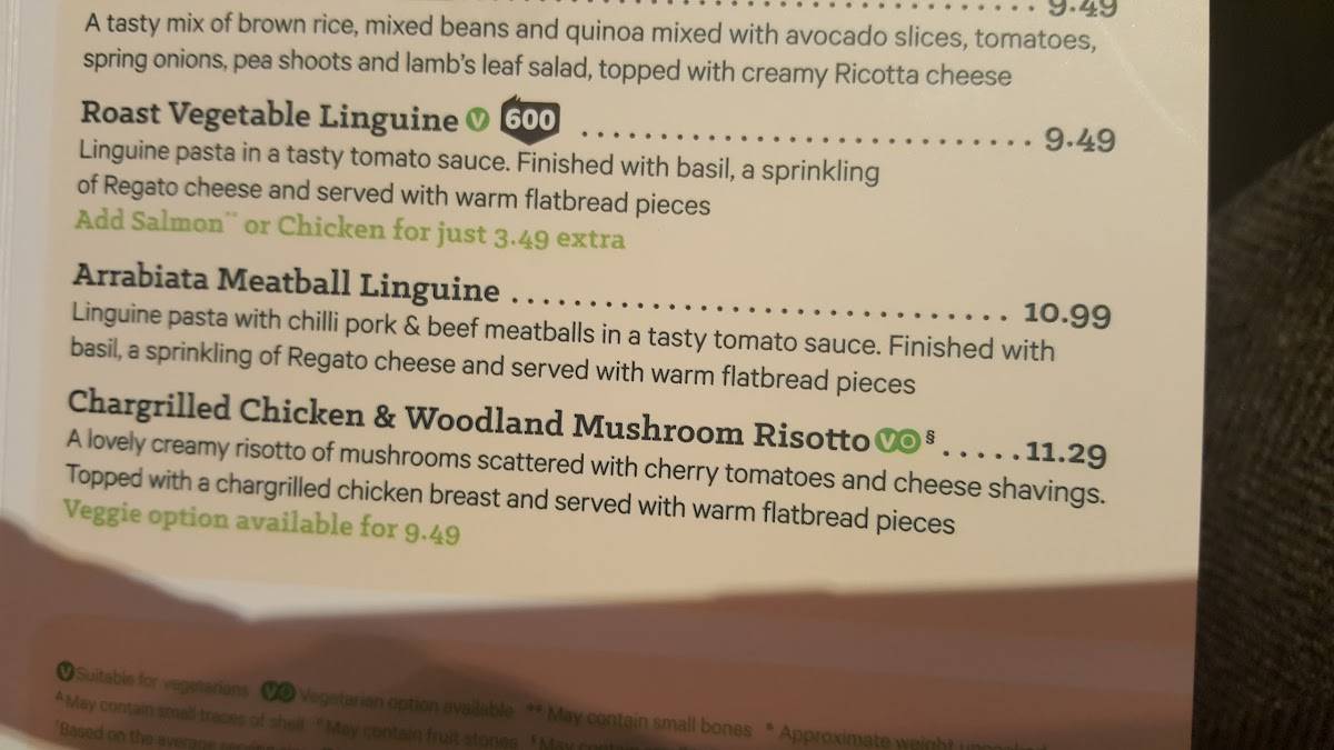 Menu at Euston Way Beefeater pub & bar, Telford