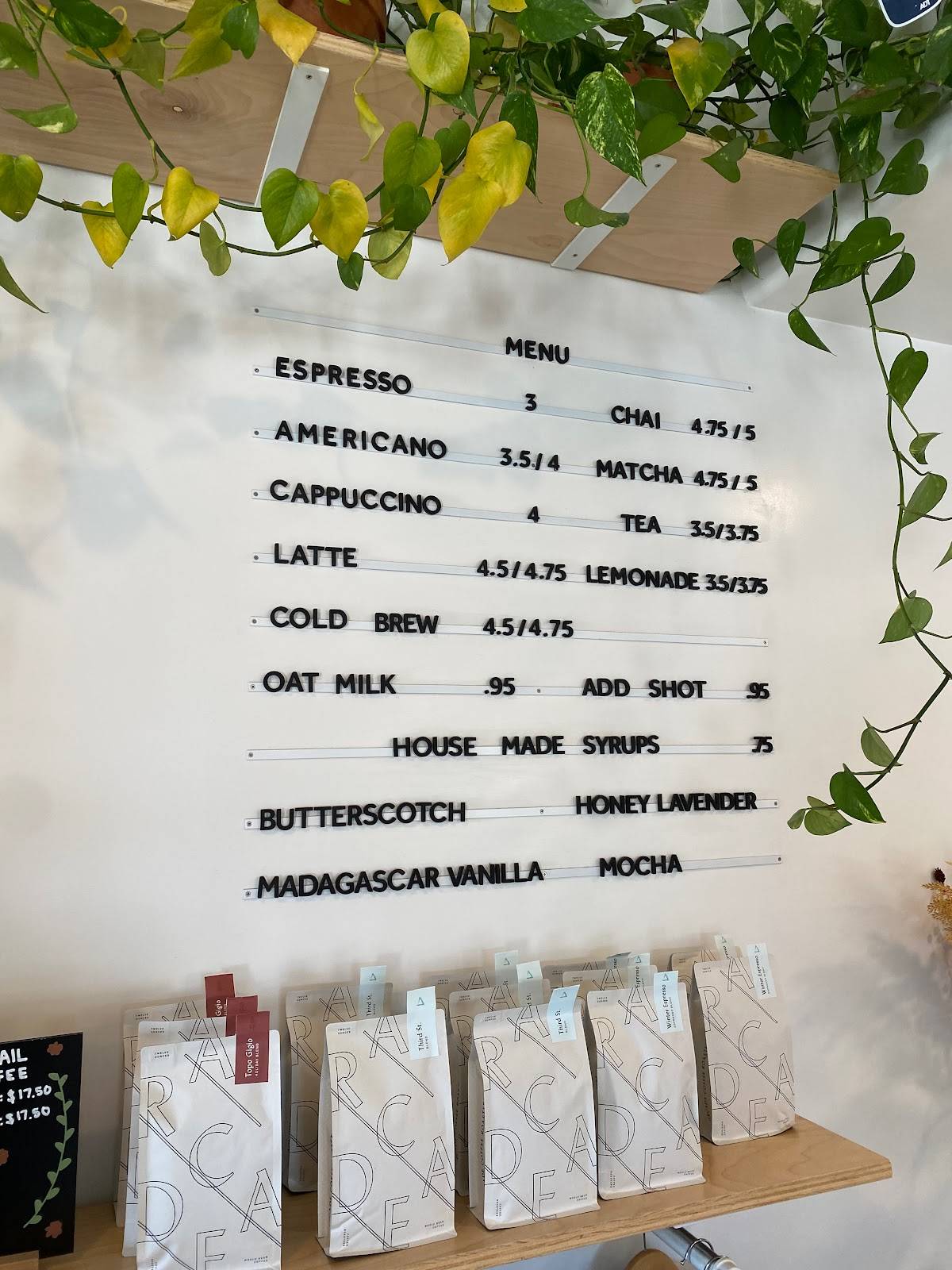 Menu at Everbloom Coffee restaurant, Indio