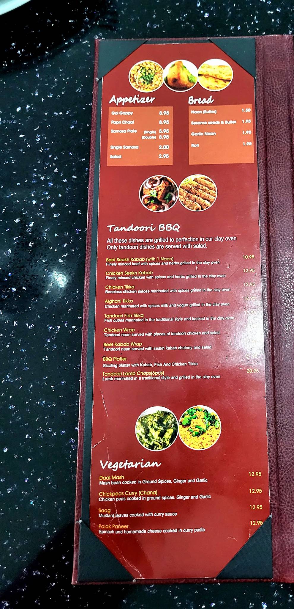 Menu at Faisal Kabab Hut restaurant, Calgary
