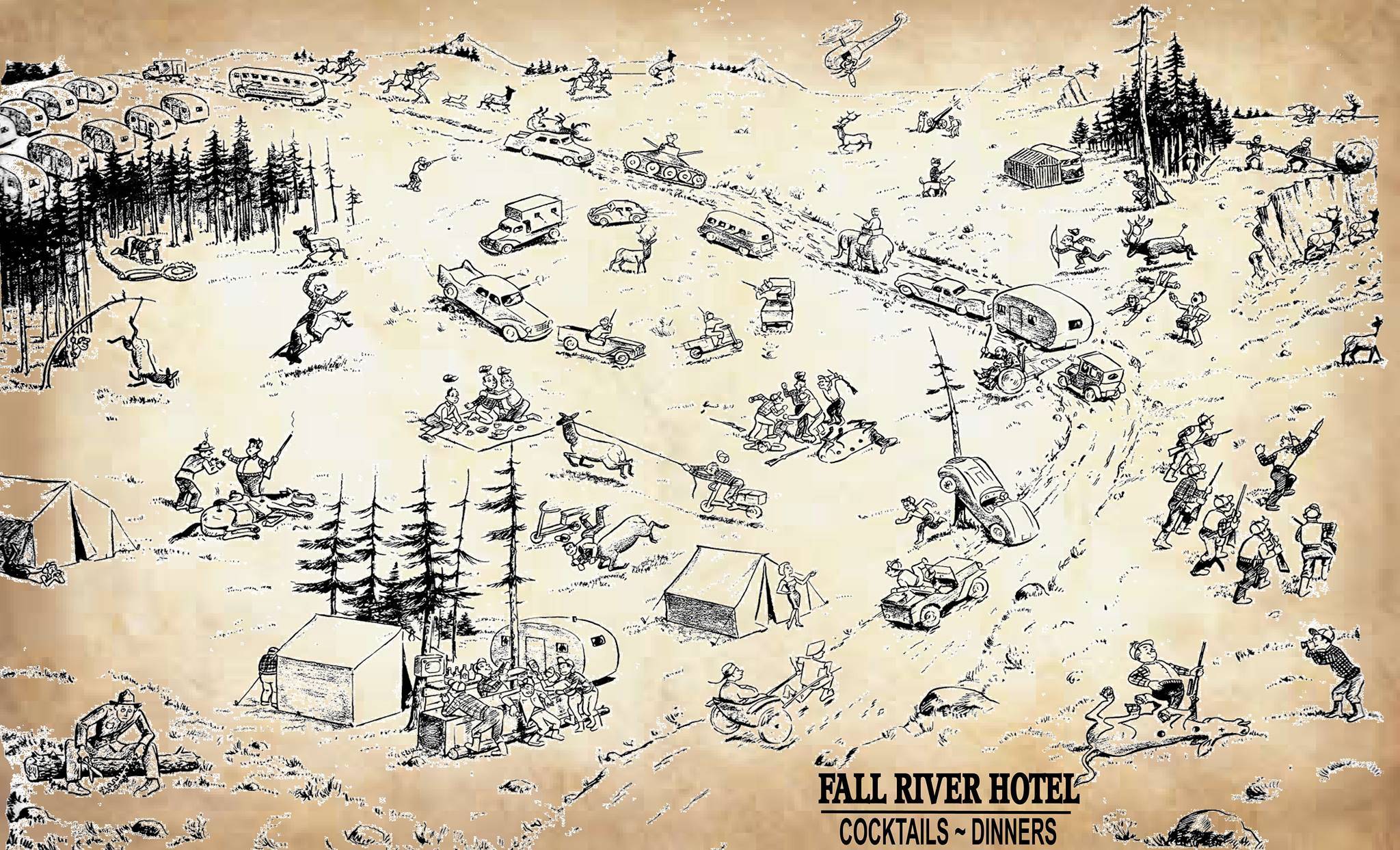 Menu at Fall River Hotel & Restaurant, Fall River Mills