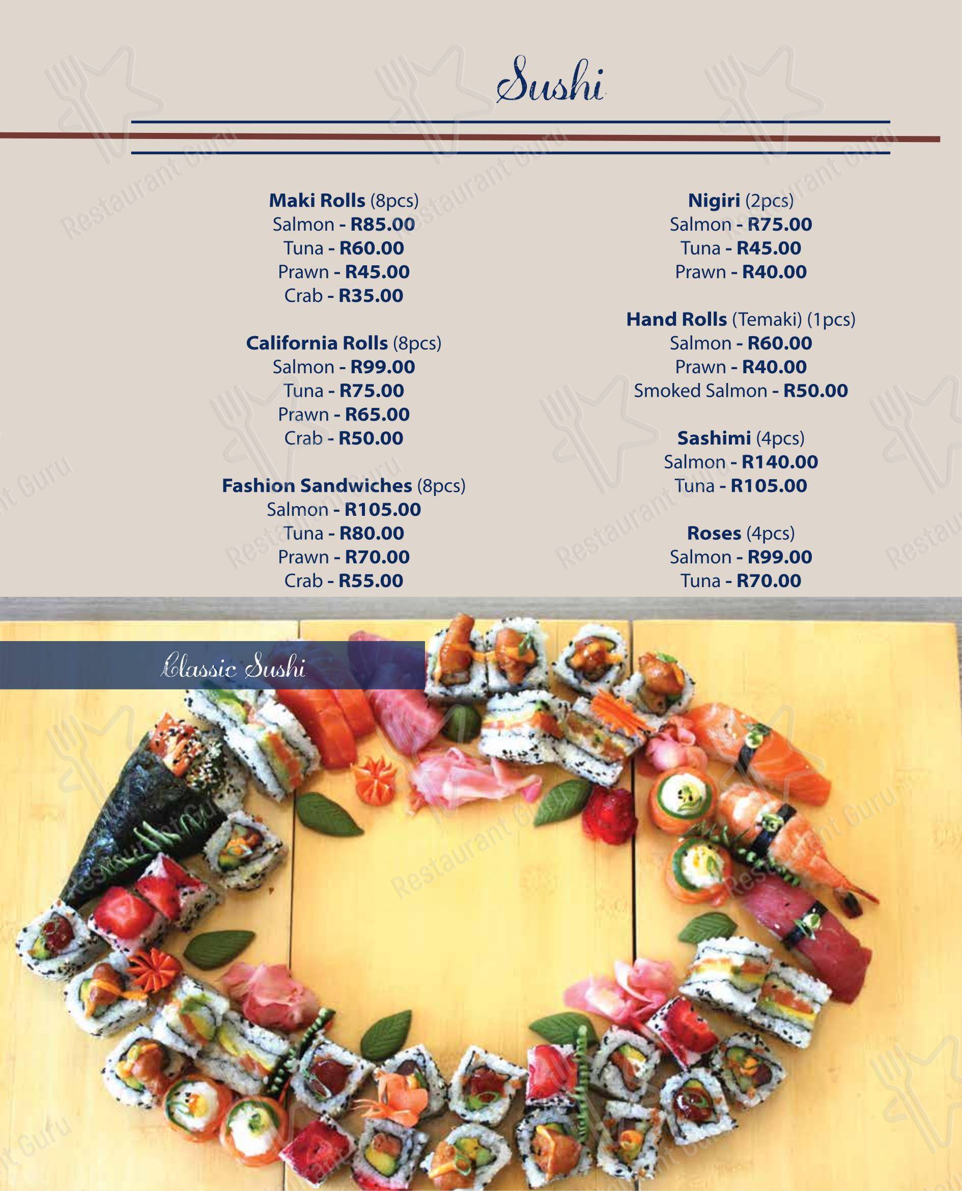 Menu at Farm 'n Sea Grillhouse restaurant, Vanderbijlpark